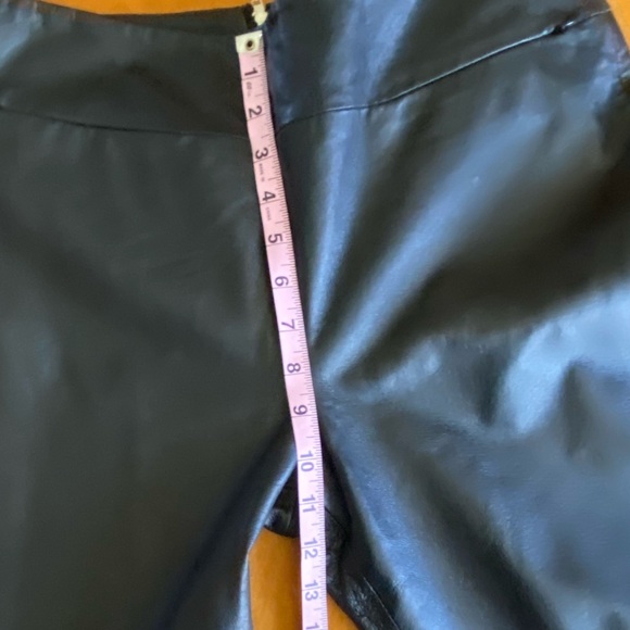 Shape FX | Pants & Jumpsuits | Shape Fx By Newport News Black Leather ...